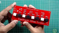 Electronic Piano Circuit using 555 Timer