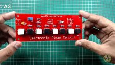 Electronic Piano Circuit using 555 Timer