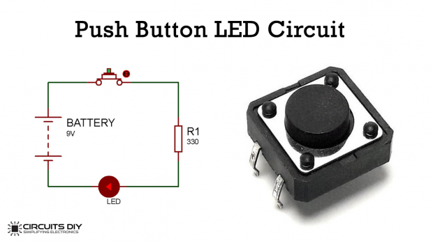 4 Pin Push Button Schematic