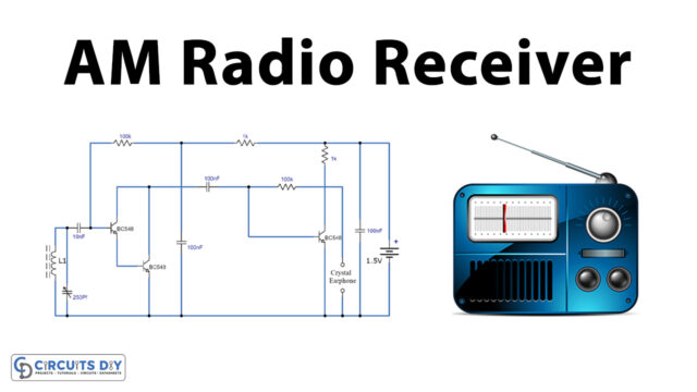 Simple AM Radio Reciever Circuit Using TA7642 IC