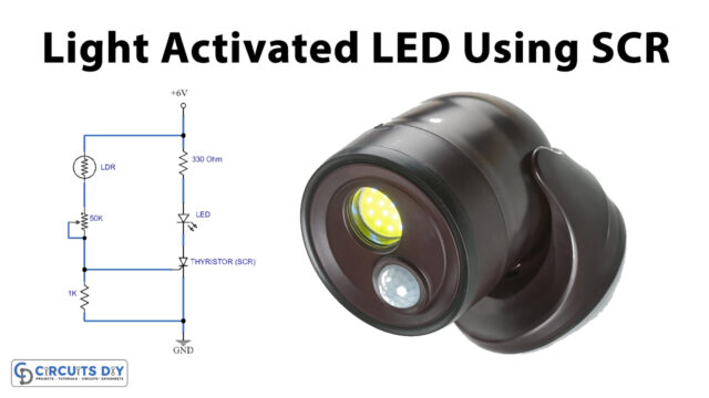 Light Activated LED Using SCR