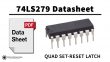 74LS279 Quad (Set-Reset) S-R Flip Flop Latch IC | Datasheet