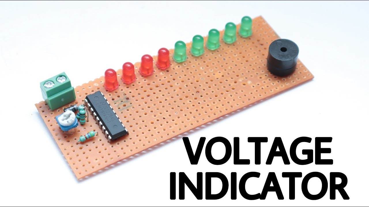 Voltage Level Indicator Using LM3914 Dot/Bar Display Driver IC Voltage Level Indicator Using LM3914 Dot/Bar Display Driver IC