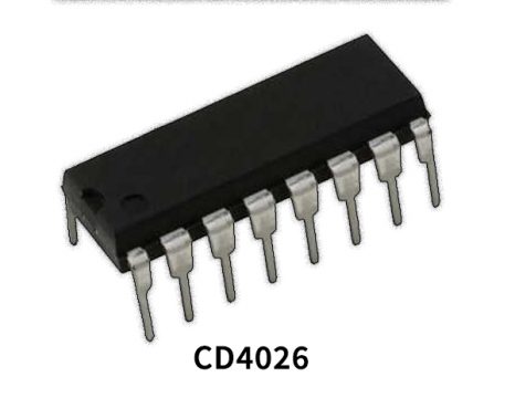 Simple Seven Segment Counter Circuit using CD4026