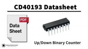 CD40193 8-bit Up/Down Binary Counter - Datasheet