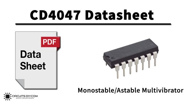 CD4001 CMOS Quad 2-Input NOR Gate IC | Datasheet