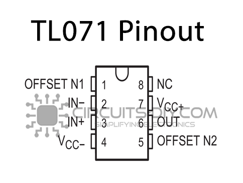 Microphone Preamplifier Circuit Using TL071 Op-Amp