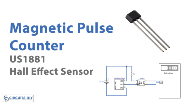 Magnetic Pulse Counter Using US1881 Hall Effect Sensor