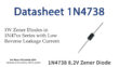 1N4738 8.2V 1W Zener Diode - Datasheet