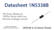 1N5338B 5.1V 5W Zener Diode - Datasheet