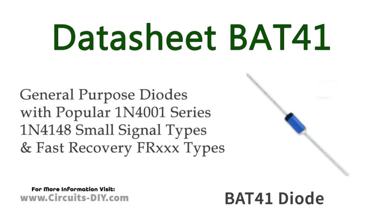 BAT41 Schottky Barrier Diode - Datasheet
