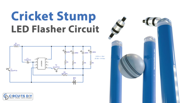 Cricket Stump LED Flasher Circuit LM3909