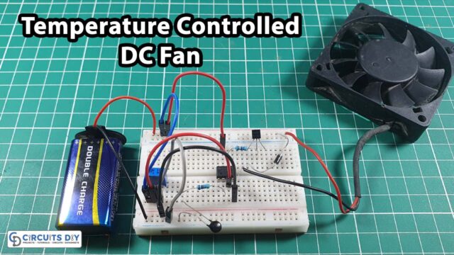 Temperature Controlled Fan using LM741 IC
