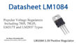 LM1084 3.3V 5A Low-Dropout Positive Regulator - Datasheet