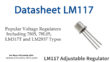 LM117 3 Terminal Adjustable Regulator - Datasheet
