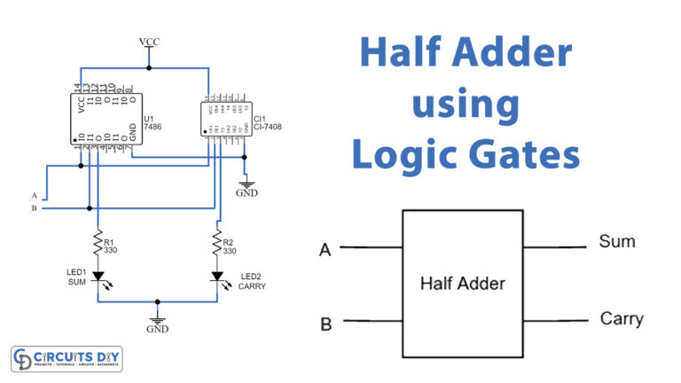 Half Adder Circuit Diagram