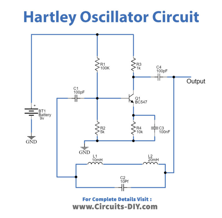 Hartley Oscillator Circuit Hartley Oscillator Circuit