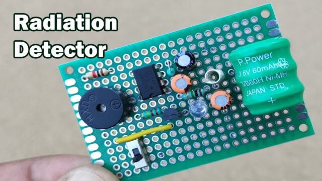 Radiation Detector Circuit using LM358 IC