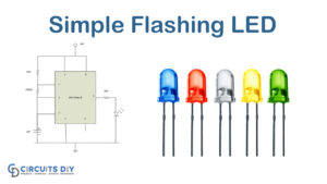Simple Flashing LED using 555 Timer IC