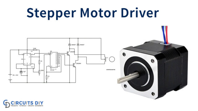 H-Bridge Motor Driver Circuit using 555 Timer