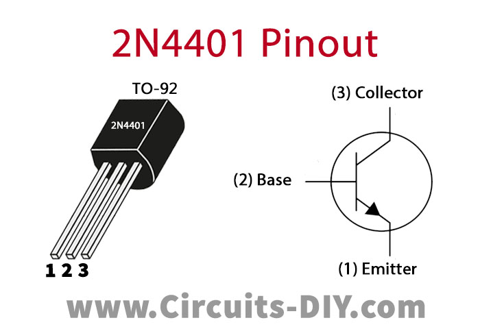 Moisture Sensor Switch using 2n4401 Transistor