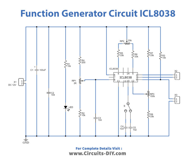 DIY Function Signal Generator using ICL8038