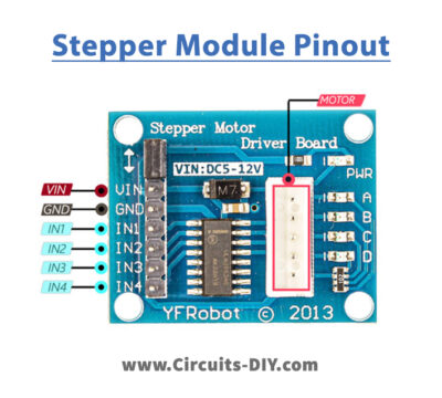 ULN2003 5-12V Stepper Motor Driver Module