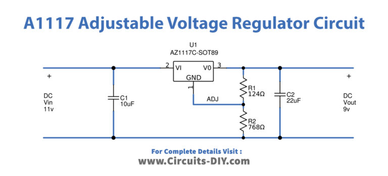 AZ1117C Low Dropout Linear Voltage Regulator Circuit