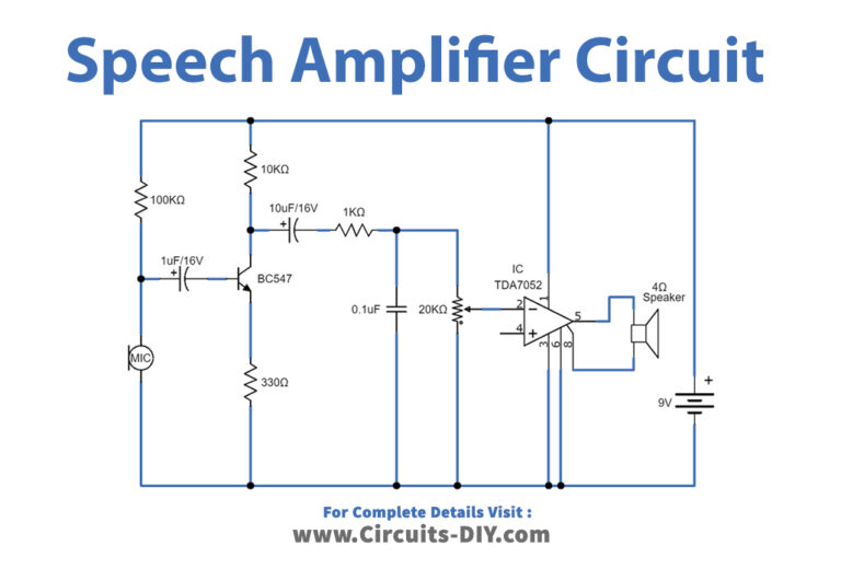 Simple Speech Amplifier Circuit