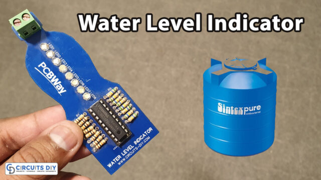 Water Level Alarm Using 555 IC