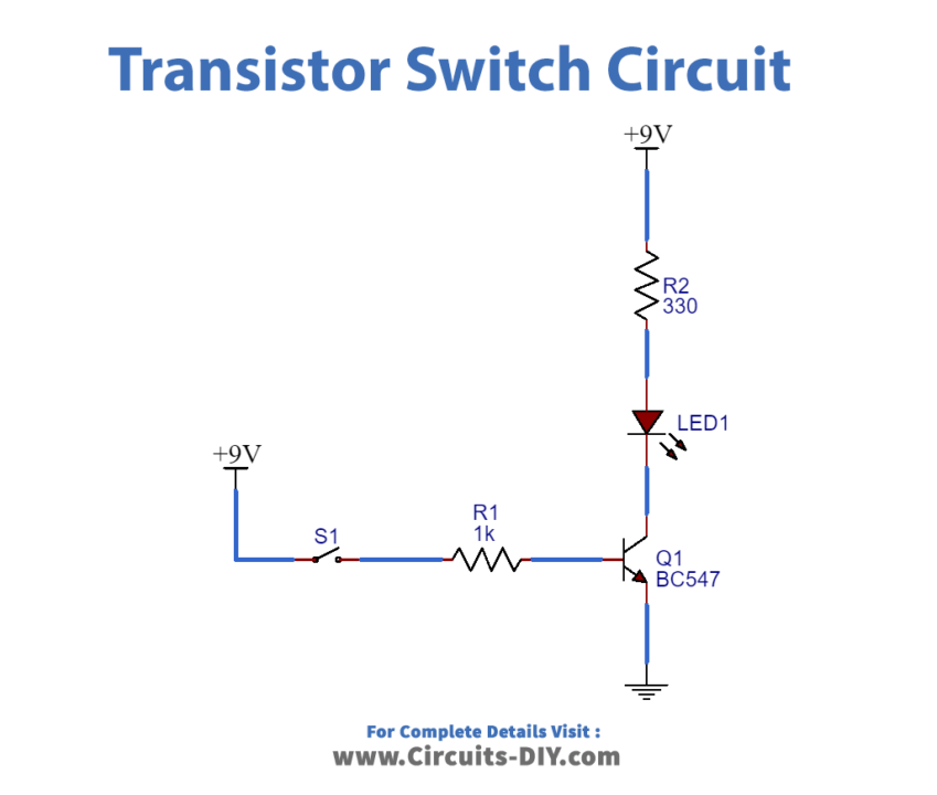 Circuit Diagram Of Transistor As A Switch Circuit Diagram Of Transistor As A Switch