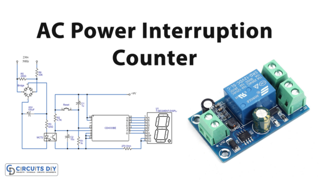 AC Power Interruption Counter Circuit