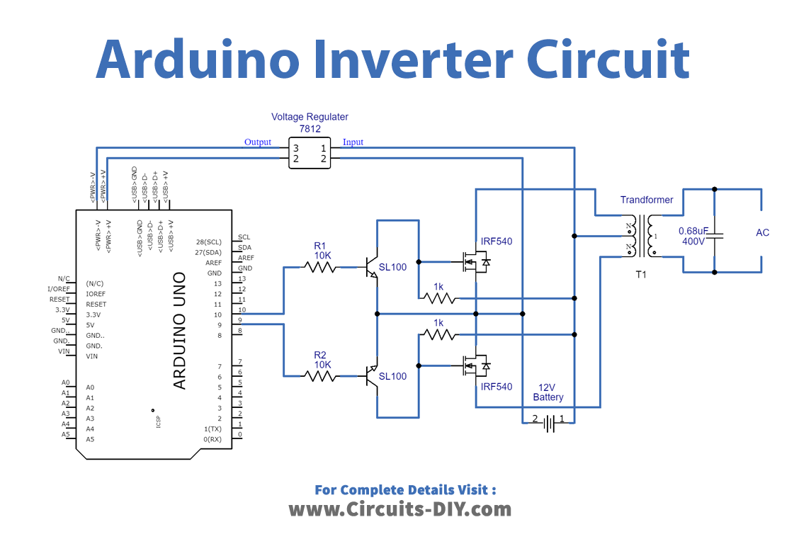 Arduino based Inverter Circuit