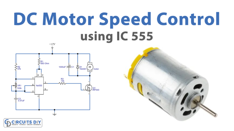 Dc Motor Speed Control Using 555 Timer Ic