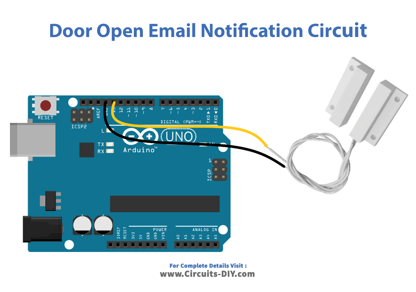 Arduino - Door Open - Send Email Notification