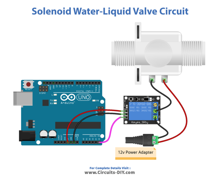 Solenoid Water Liquid Valve Arduino Tutorial 