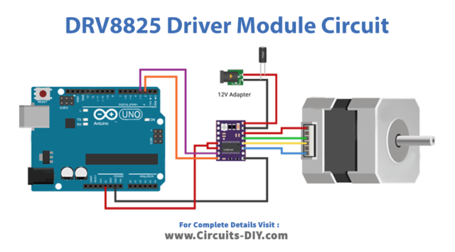 Control Stepper Motor with DRV8825 Driver Module & Arduino