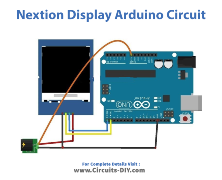 How to Interface NX3224T028 Nextion Display with Arduino UNO