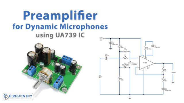 Condenser Mic Preamplifier Circuit using BC547 Transistor