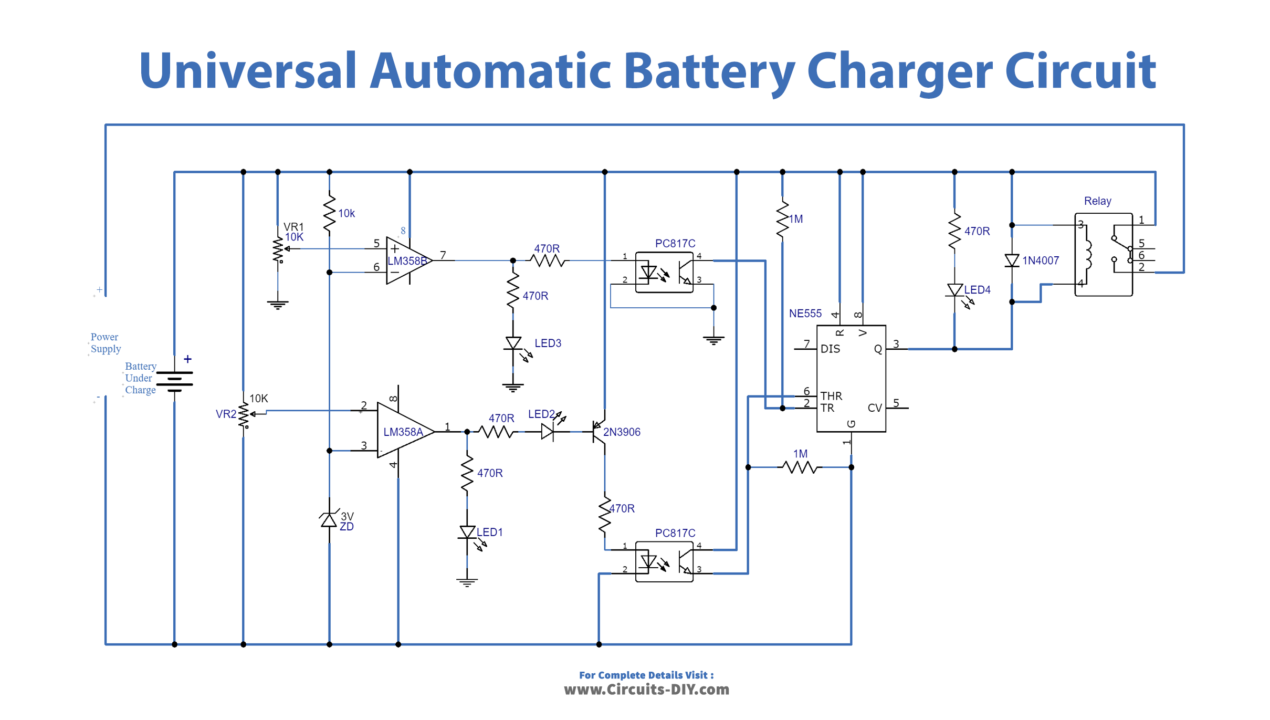 Smart Universal Automatic Battery Charger