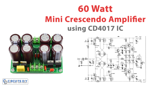 60 Watt Stereo Amplifier Circuit using LM3876
