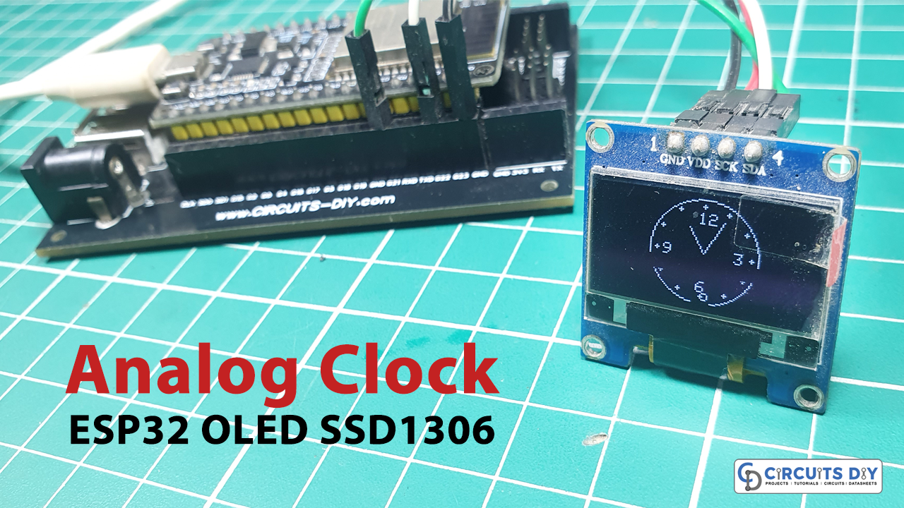 Interfacing Ssd1306 Oled Display With Arduino Esp32 And 55 Off