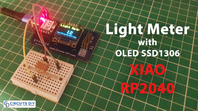 Light Meter Using Xiao Rp2040 And Oled Ssd1306