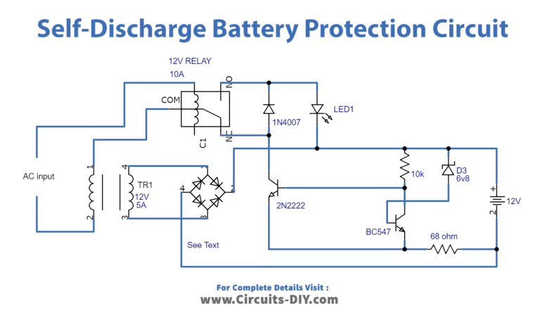 Self-Discharge Battery Protection Circuit
