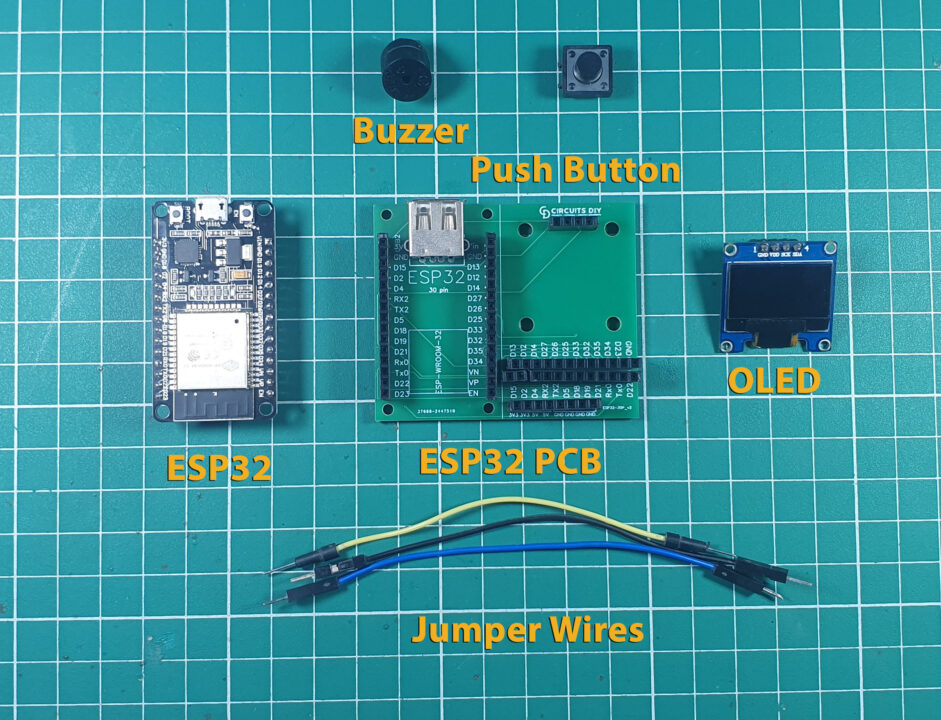 Flappy Bird Game Using Oled Ssd1306 And Esp32