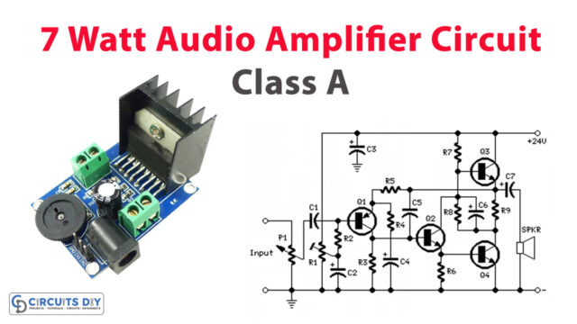 100 Watt Amplifier Circuit using 2N3055 Transistors
