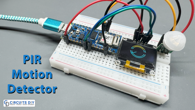 PIR Motion Sensor Radar with OLED SSD1306 using Arduino Nano 33 IoT
